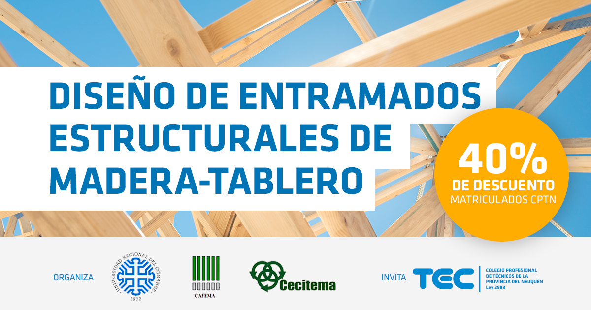 Curso de diseño de entramados estructurales de madera-tablero | CPTN